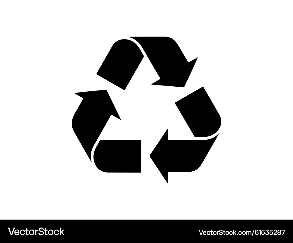 Recycling Symbol Icon – Royalty-Free Vector | VectorStock