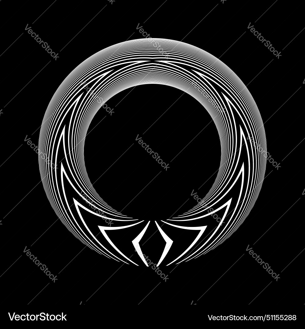 Circle design element Royalty Free Vector Image