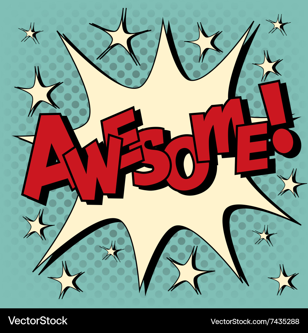 Comic Awesome Vector Images (over 1,400)