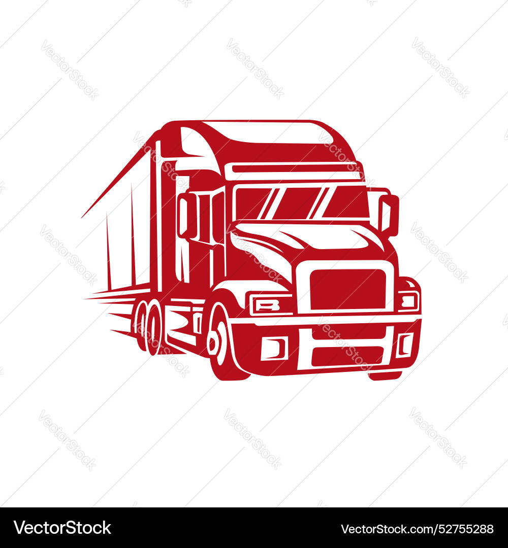 Truck logo Royalty Free Vector Image - VectorStock