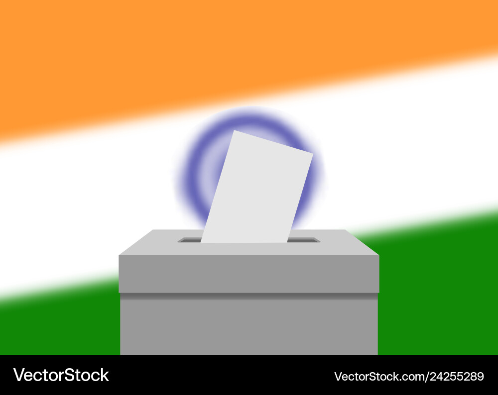 Election banner background Royalty Free Vector Image