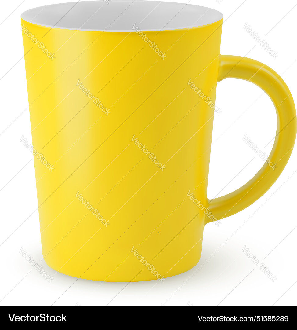 Empty cup Royalty Free Vector Image - VectorStock