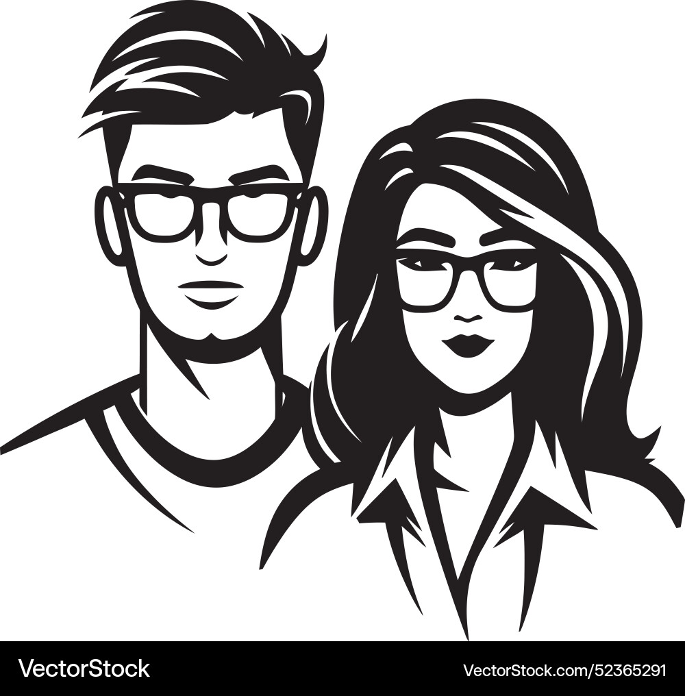 Narrating togetherness vibrant couple narratives Vector Image