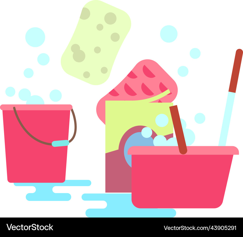Washing icon plastic containers with soap foam Vector Image