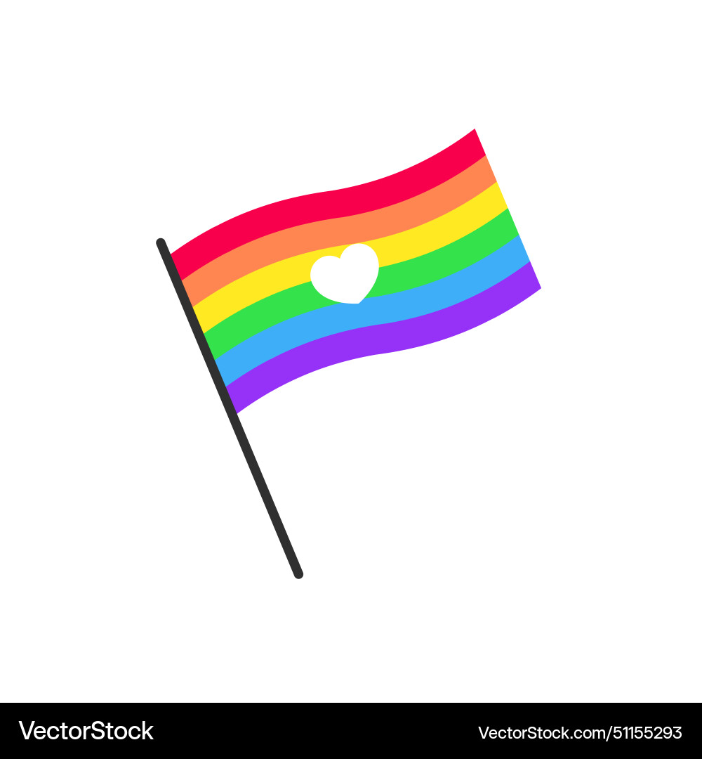 Lgbt pride flag Royalty Free Vector Image - VectorStock