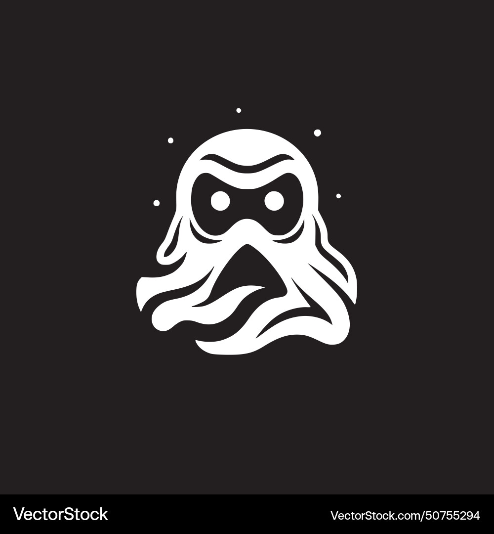 Ghost - high quality logo ideal for t-shirt Vector Image