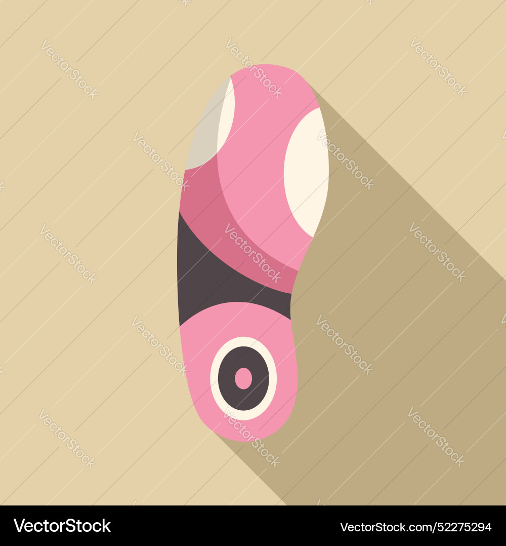 Orthopedic insole promoting foot arch support Vector Image
