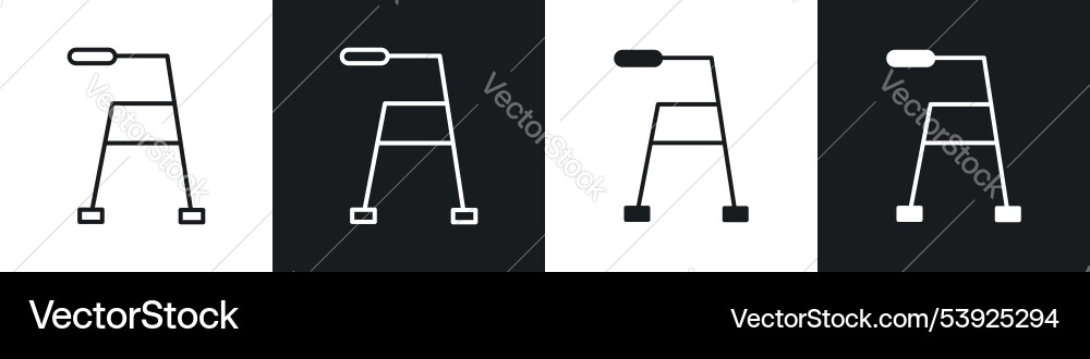 Walker icon Royalty Free Vector Image - VectorStock