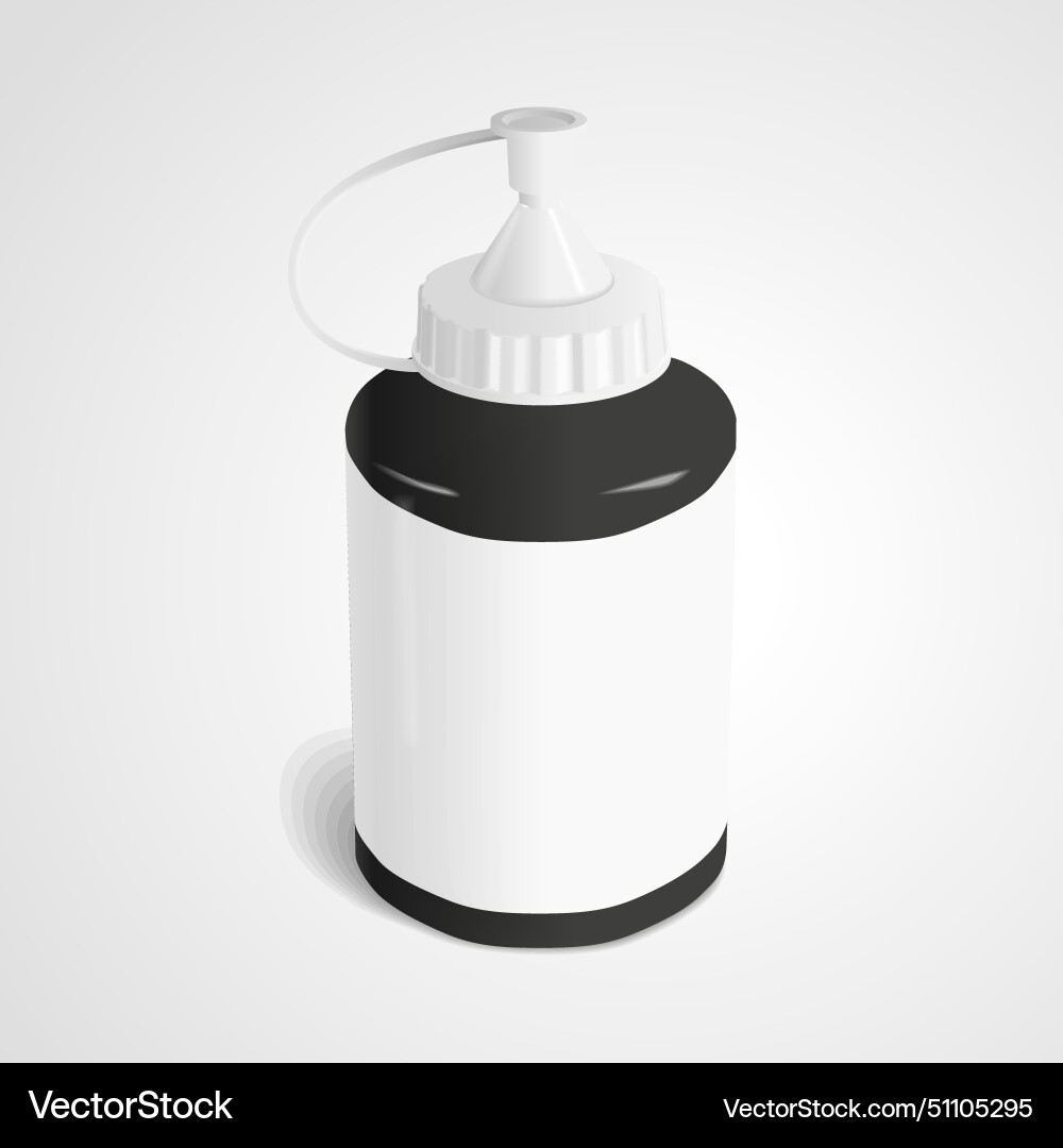 Blank paint bottle Royalty Free Vector Image - VectorStock