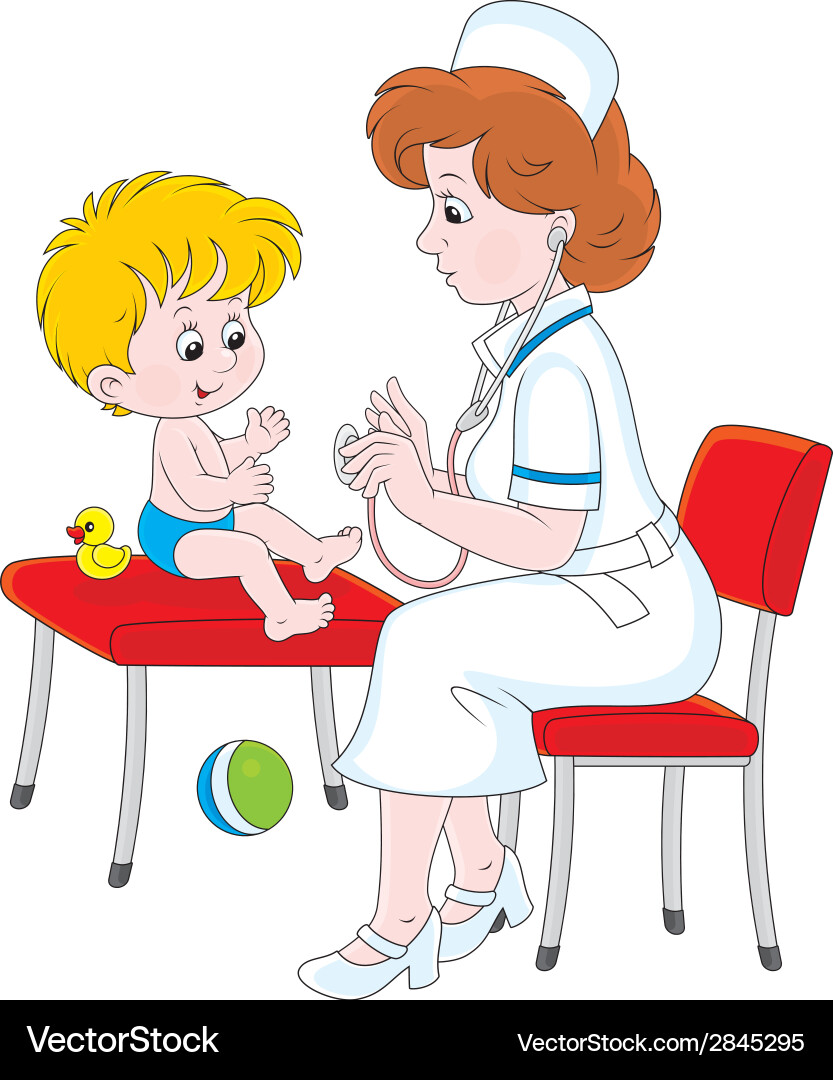 Medical examination Royalty Free Vector Image - VectorStock