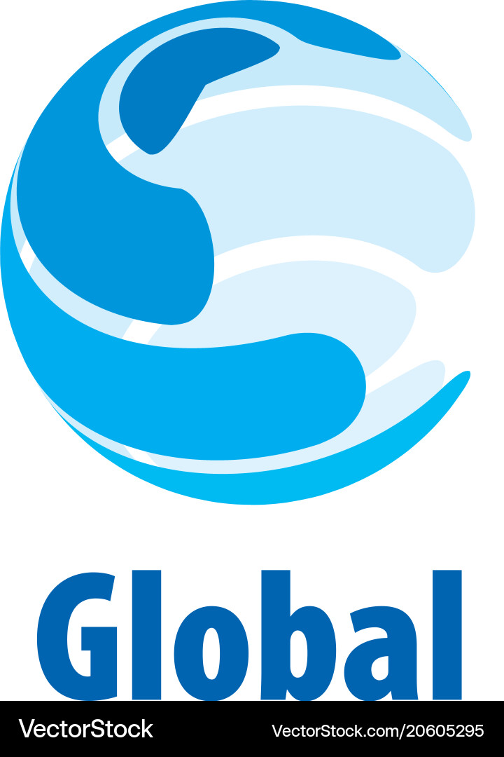 Modern Globe Logo Royalty Free Vector Image - VectorStock