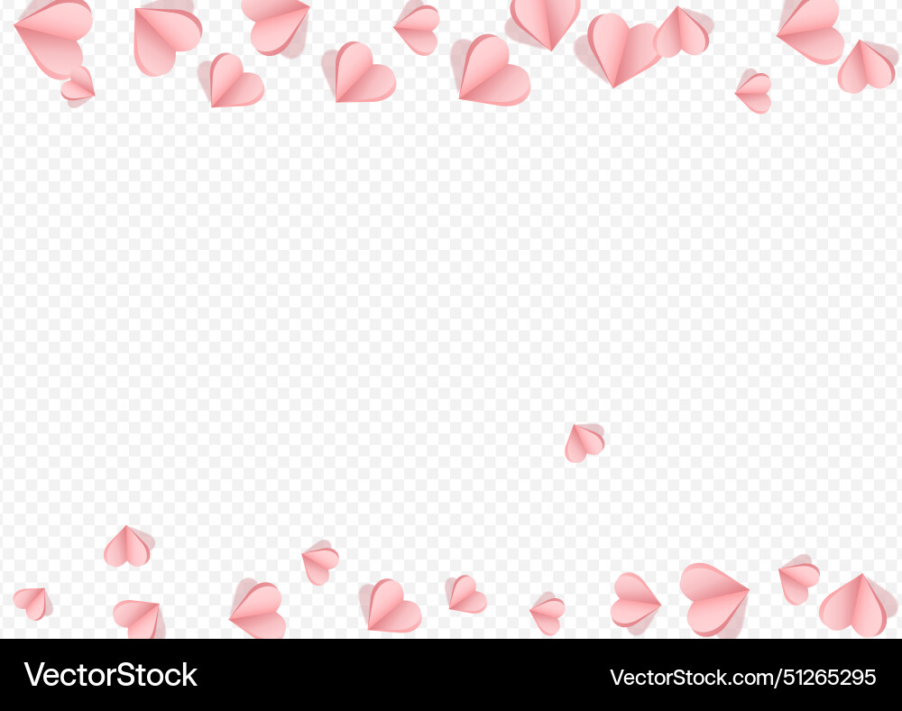 Red papercut transparent background Royalty Free Vector