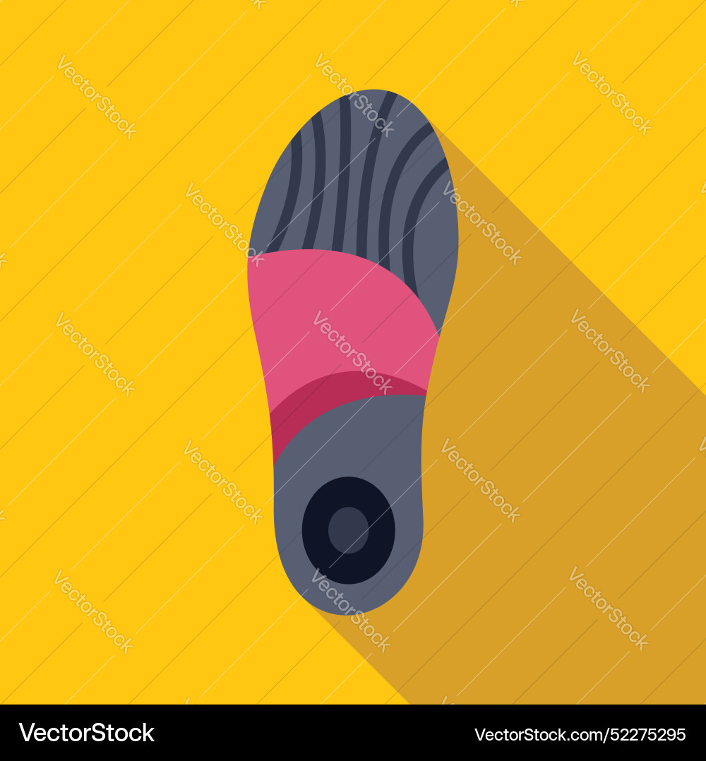 Sport shoe sole imprint showing tread pattern Vector Image