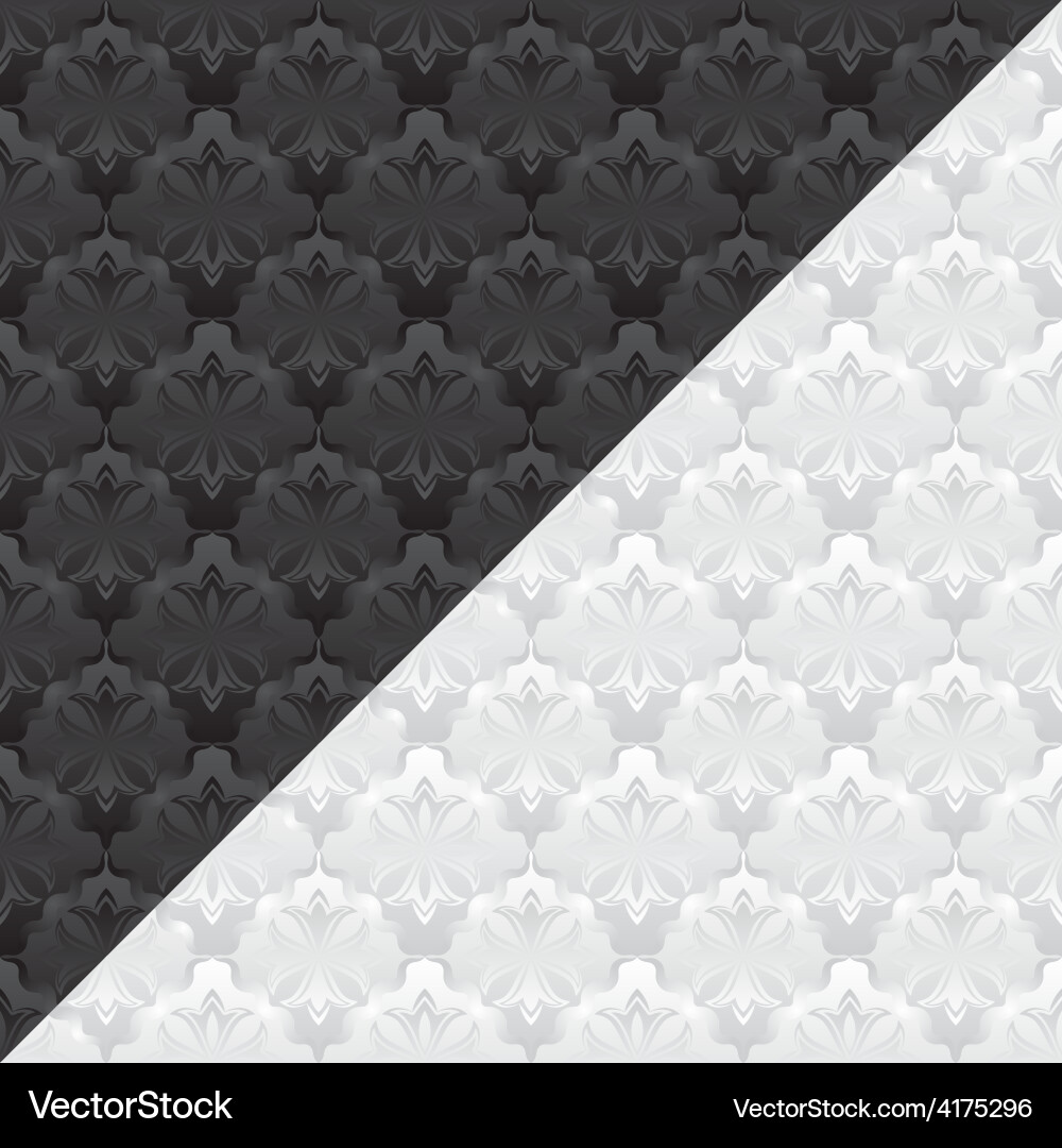 White and black pattern Royalty Free Vector Image