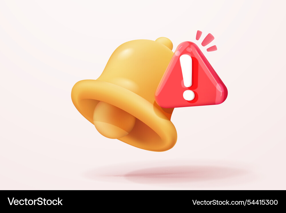 3d check wrong icon isolated on white background Vector Image