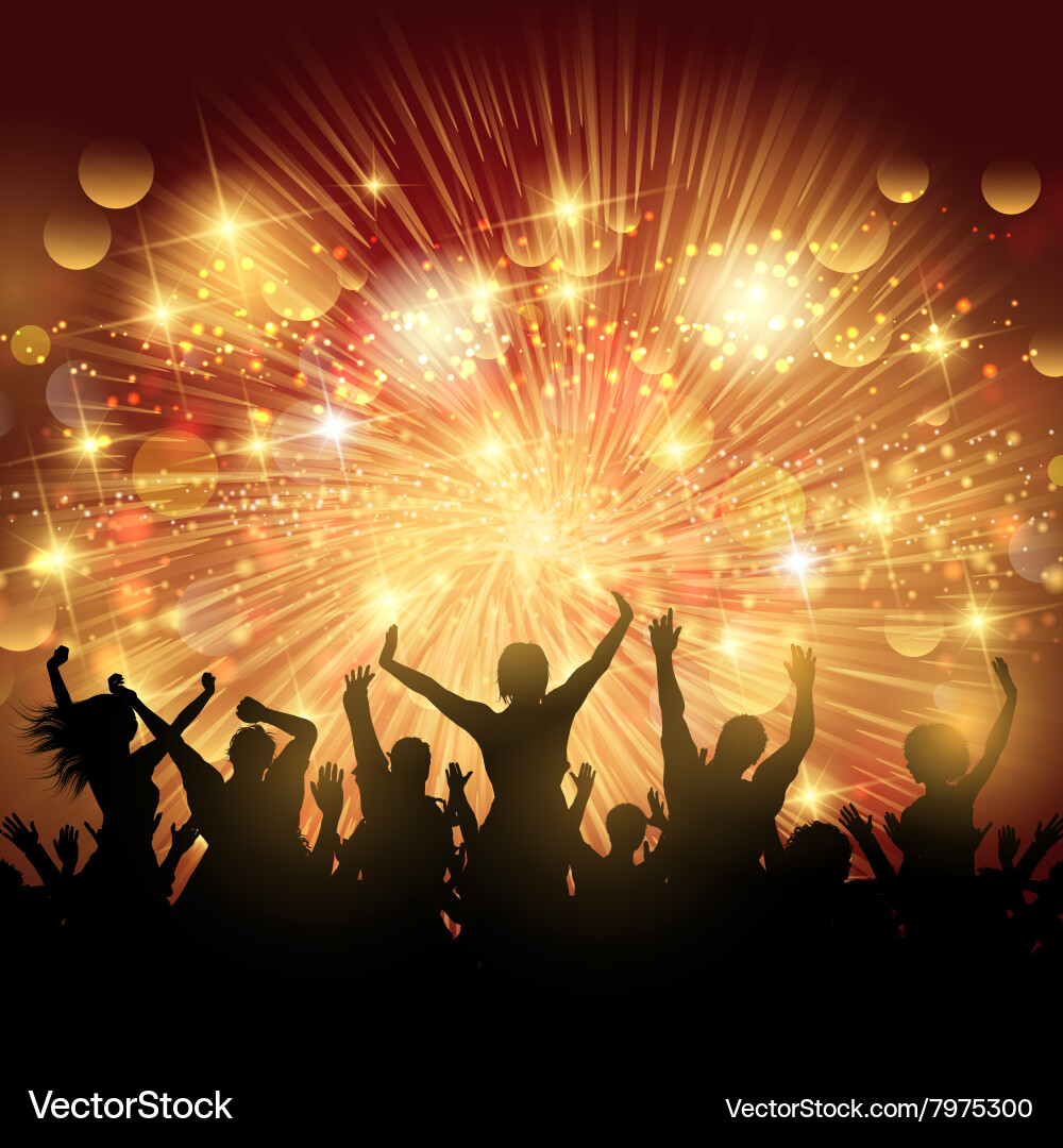 Party crowd background 0902 Royalty Free Vector Image