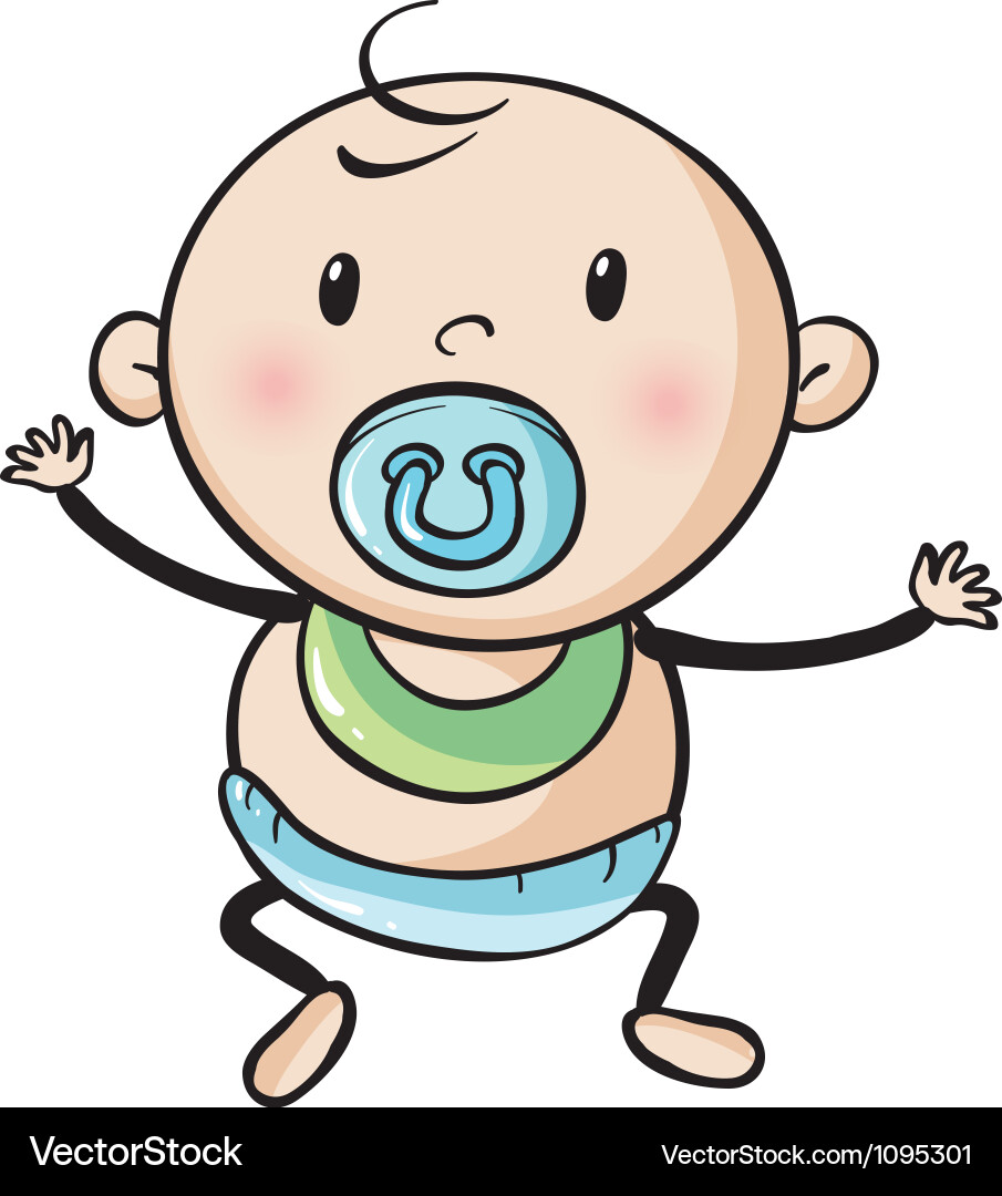 A baby Royalty Free Vector Image - VectorStock