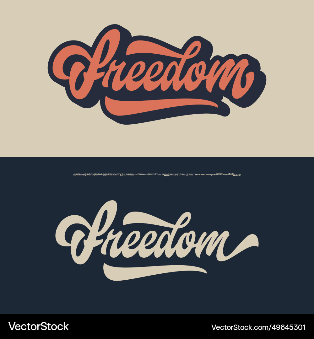 Brush script font Royalty Free Vector Image - VectorStock