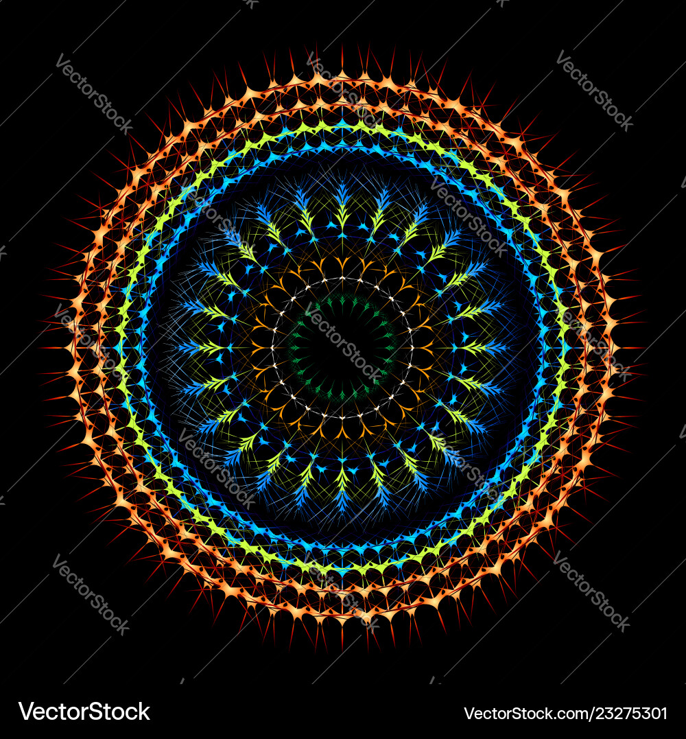 Tribal Mandala Art Royalty Free Vector Image - VectorStock