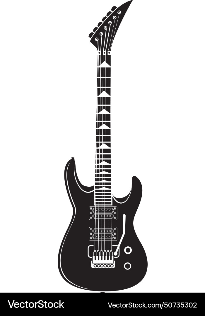 Classuc metal guitar Royalty Free Vector Image
