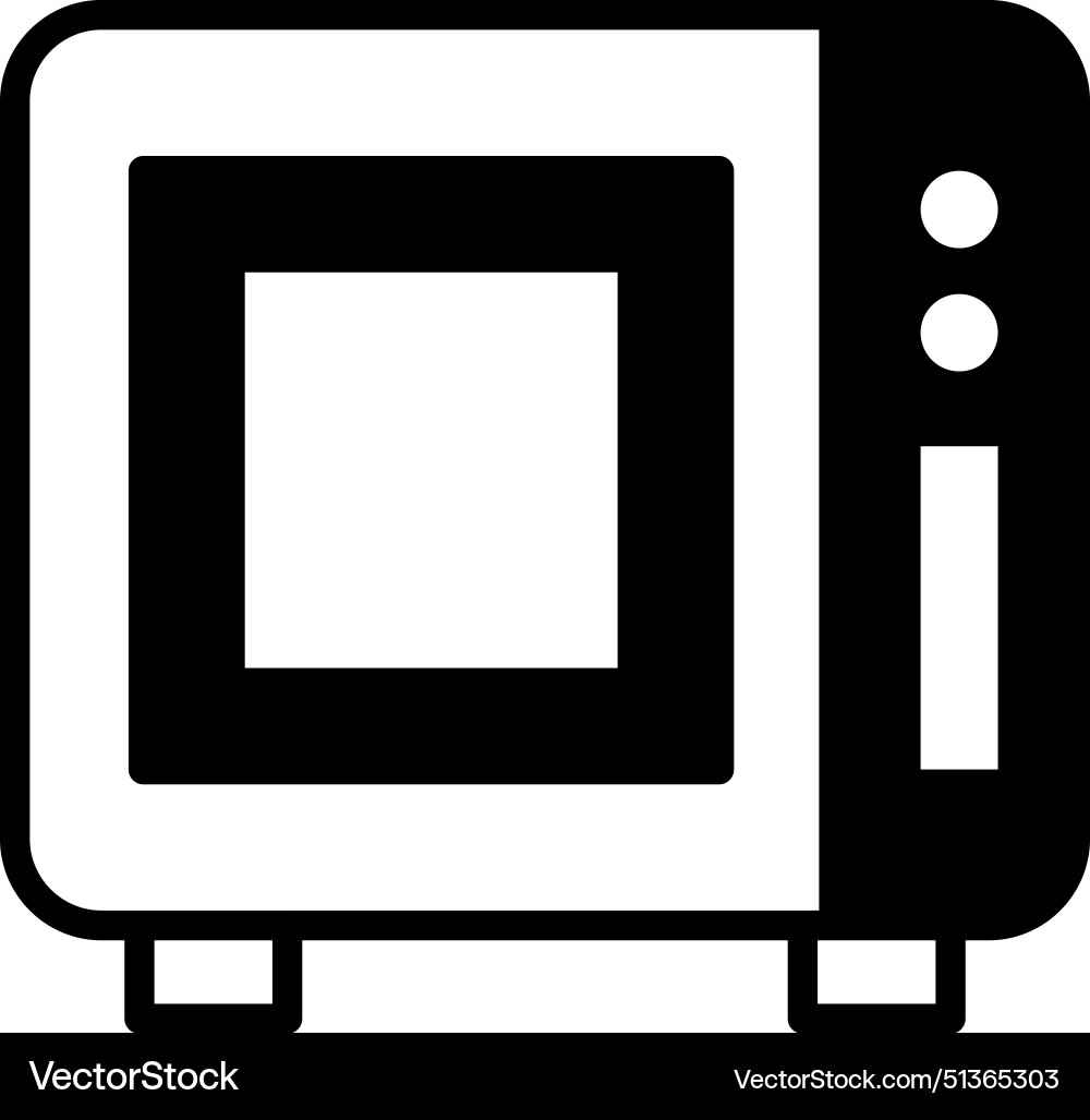 Oven for cooking icon in line style Royalty Free Vector