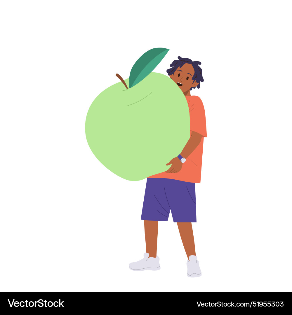 Young happy satisfied man cartoon character Vector Image