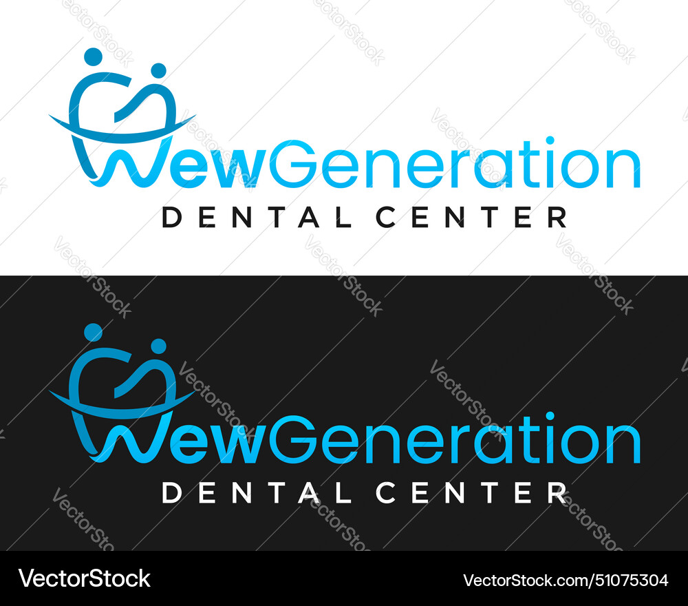 Dentist logo Royalty Free Vector Image - VectorStock