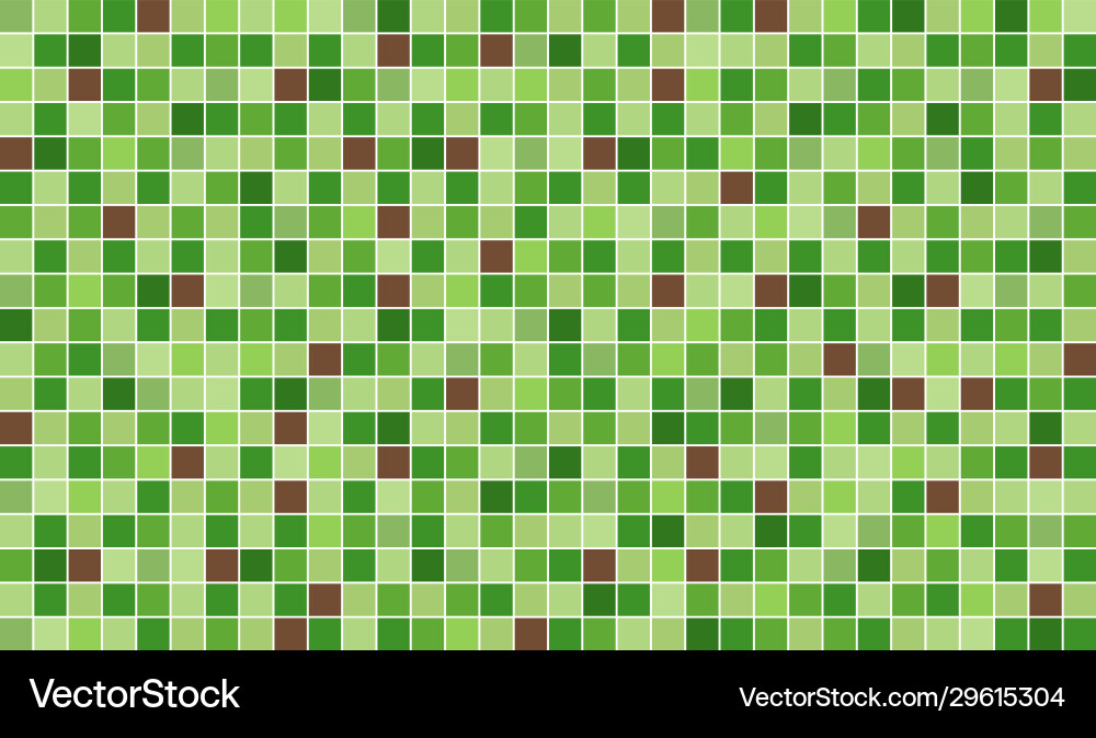 Pixel Art Square Mosaic Royalty Free Vector Image
