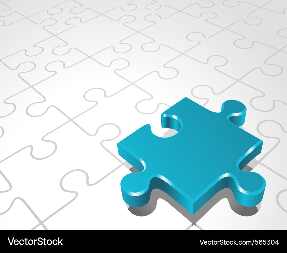 Puzzle background Royalty Free Vector Image - VectorStock