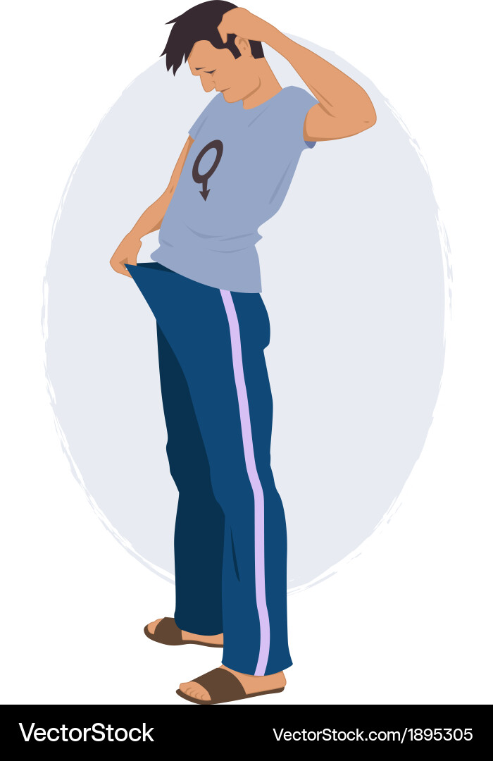 Erectile dysfunction Royalty Free Vector Image