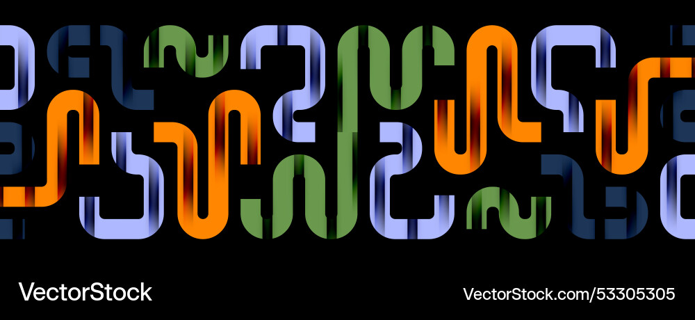 Lines abstract letter style design background Vector Image