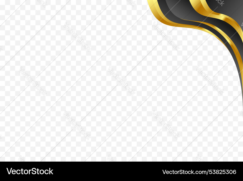 Elegant design for footer and header featuring Vector Image