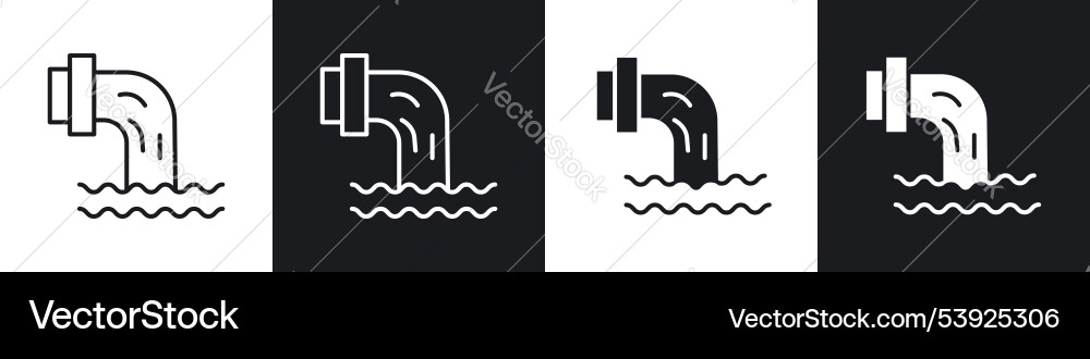 Wastewater icon Royalty Free Vector Image - VectorStock