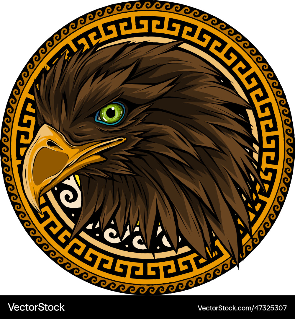 Eagle head logo symbol Royalty Free Vector Image