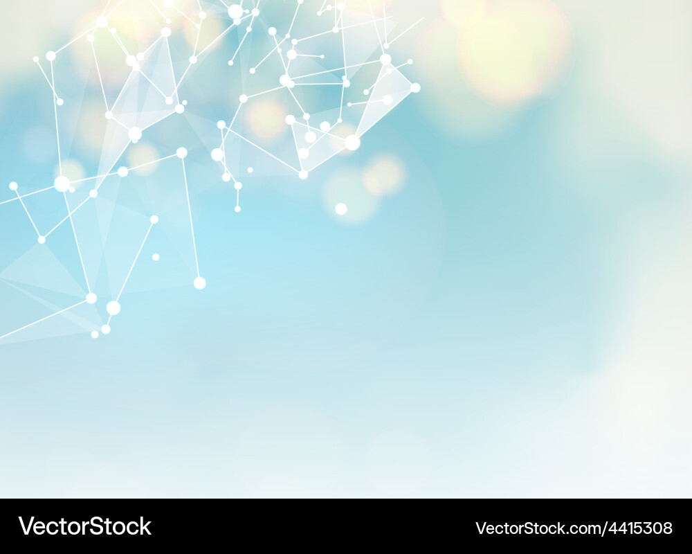 Abstract blue science background Royalty Free Vector Image