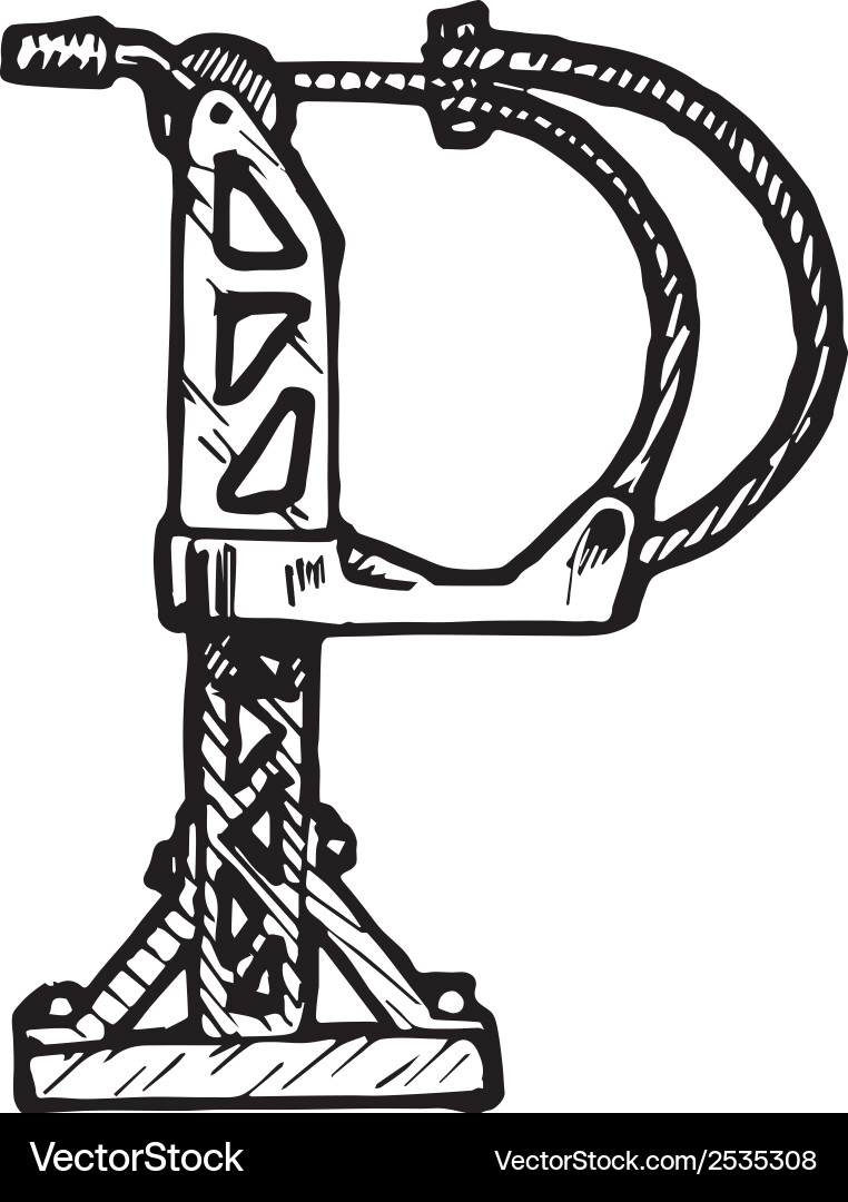 Letter p Royalty Free Vector Image - VectorStock