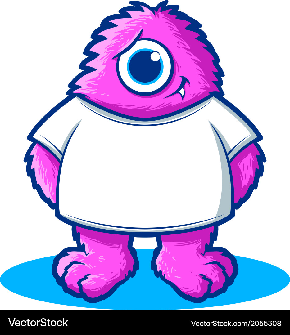 Monster character Royalty Free Vector Image - VectorStock