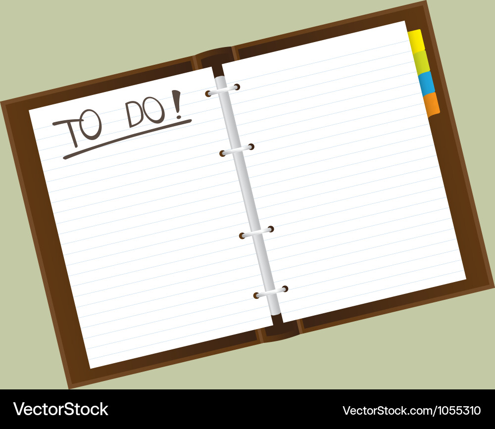 Personal diary Royalty Free Vector Image - VectorStock
