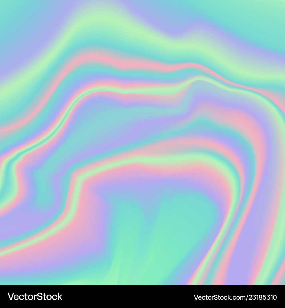 Vibrant gradient holographic texture Royalty Free Vector