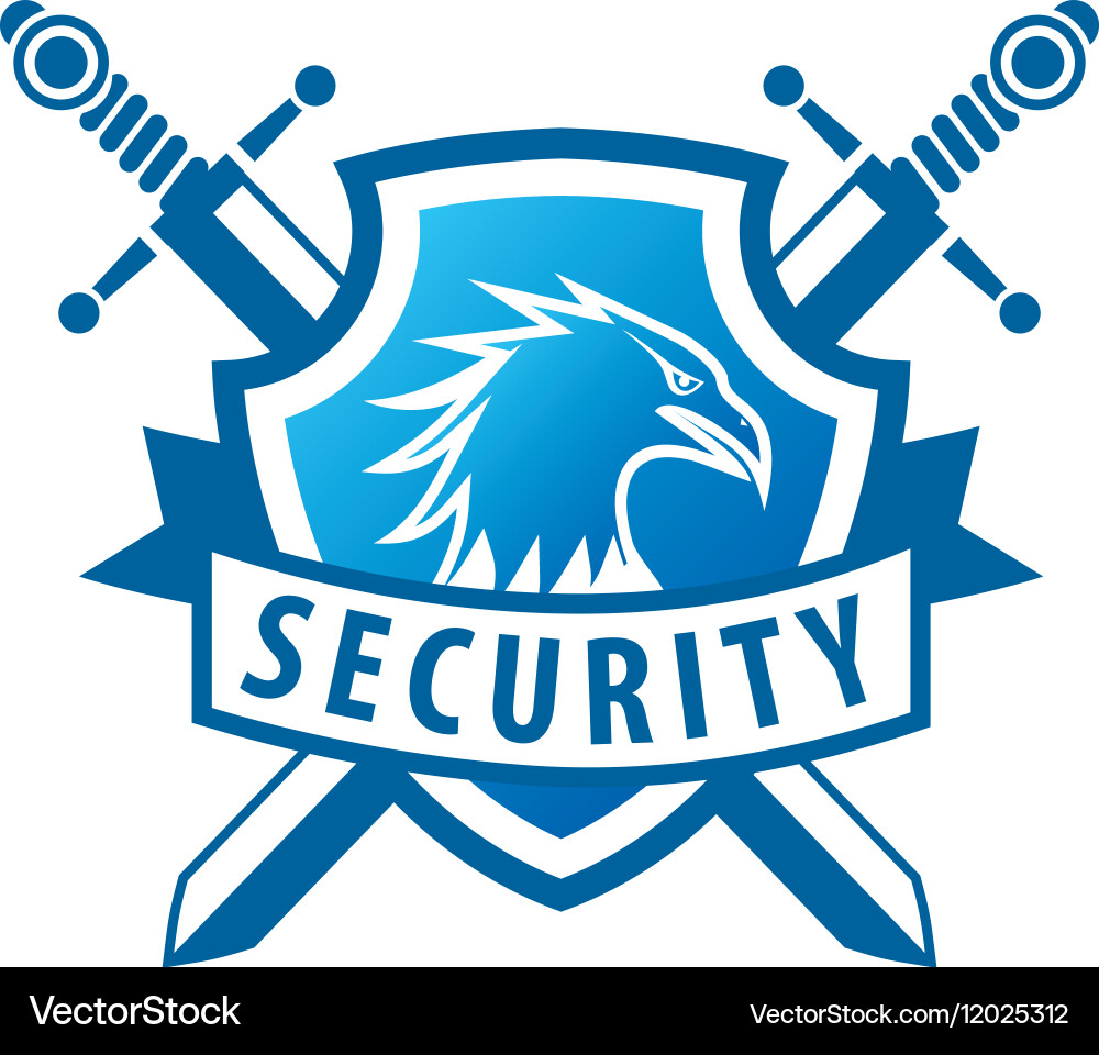 Logo security Royalty Free Vector Image - VectorStock