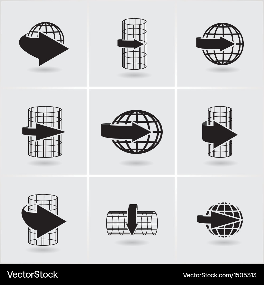 Circular arrows Royalty Free Vector Image - VectorStock