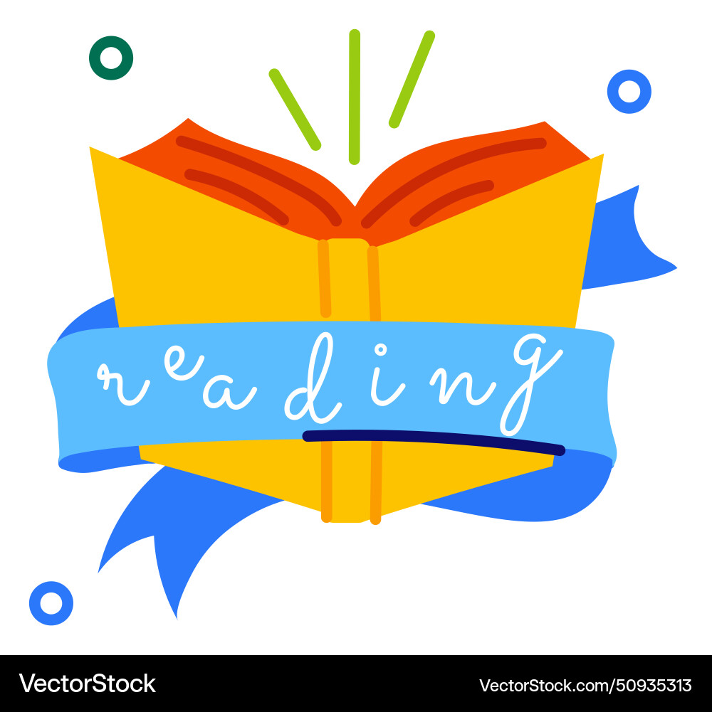 Reading Royalty Free Vector Image - VectorStock