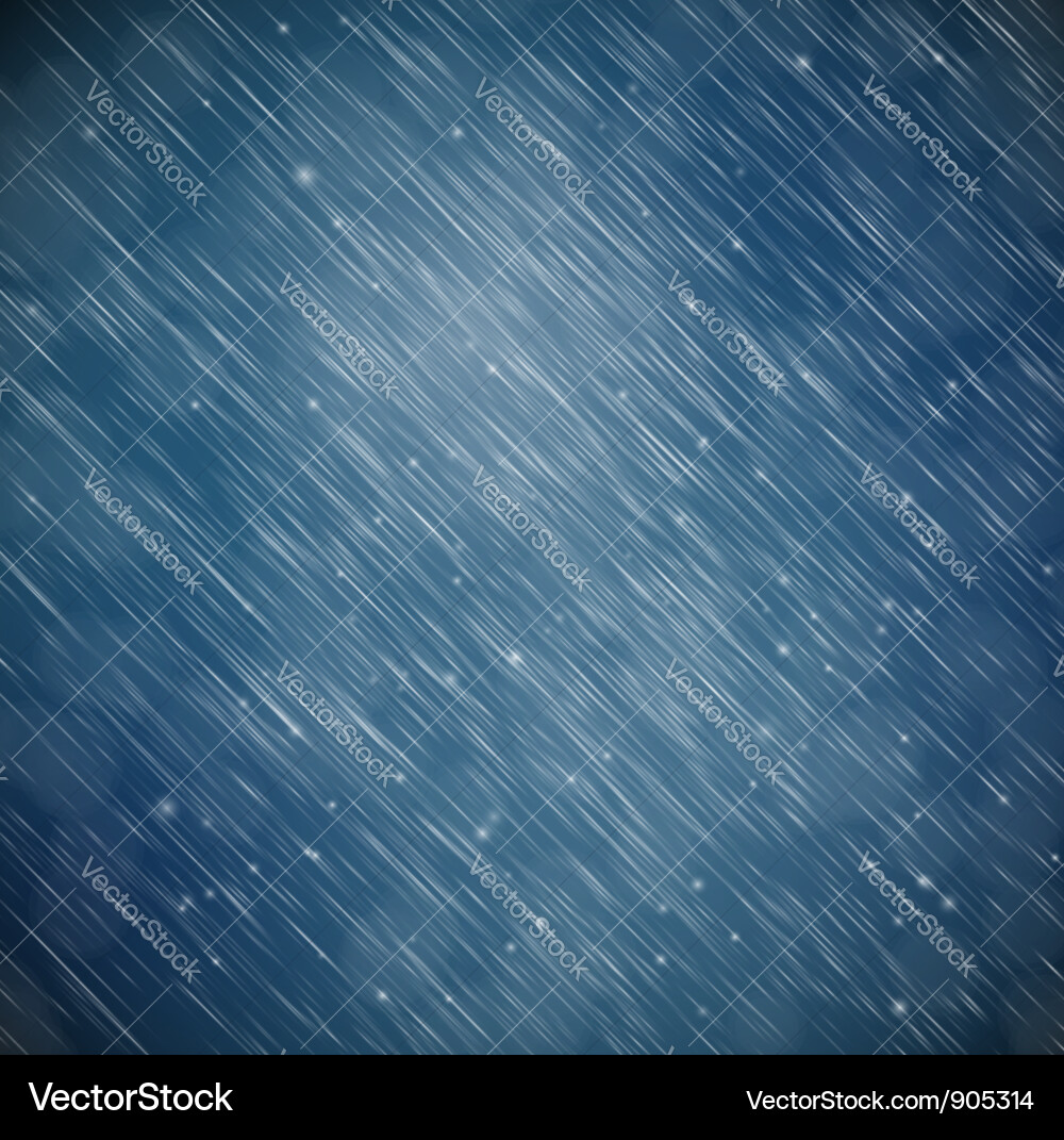 Background with rain Royalty Free Vector Image