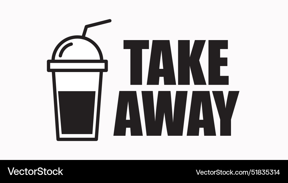 Cafe coffee cup drink ice takeaway icon Royalty Free Vector