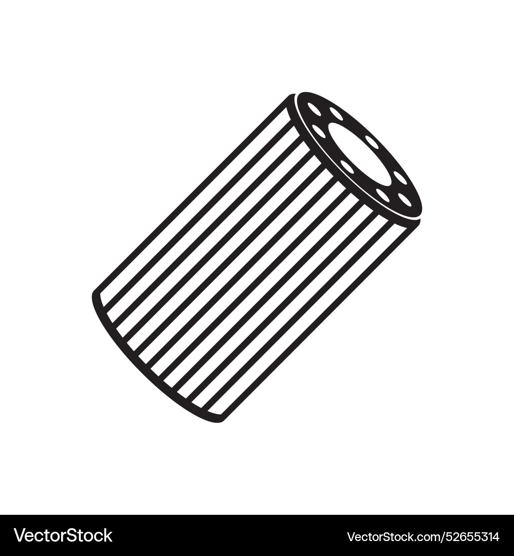 Oil filter icon Royalty Free Vector Image - VectorStock