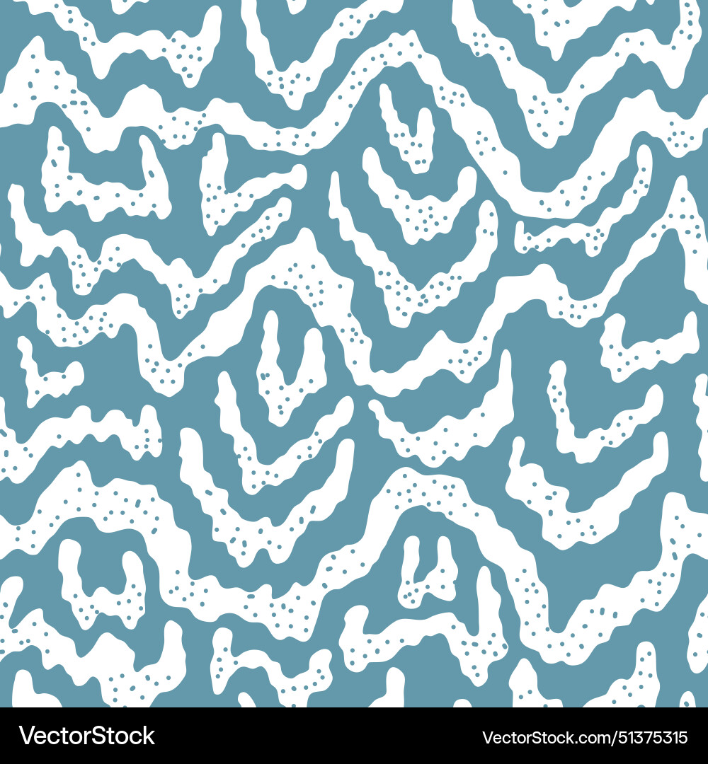 Abstract hand drawn water surface seamless Vector Image