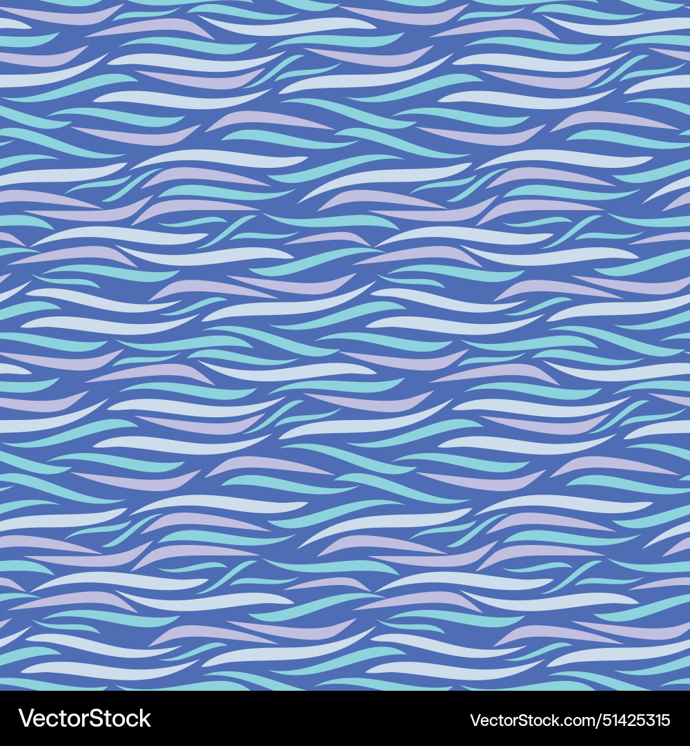 Colorful pastel waves scattered on fresh water Vector Image