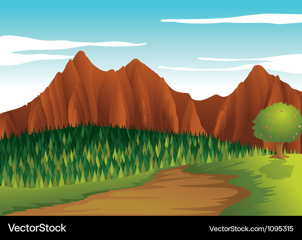 Landscape Royalty Free Vector Image - VectorStock
