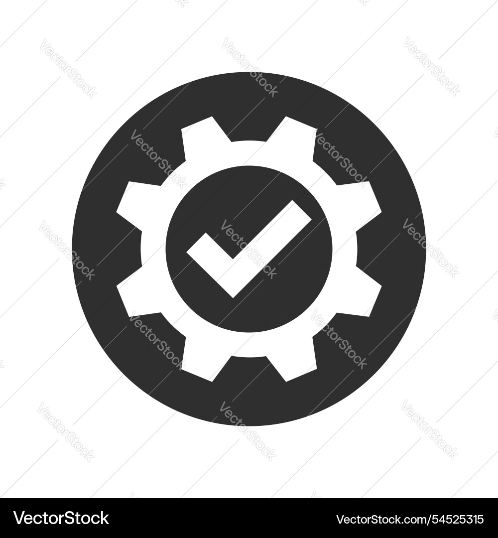 Technical conformity badge Royalty Free Vector Image