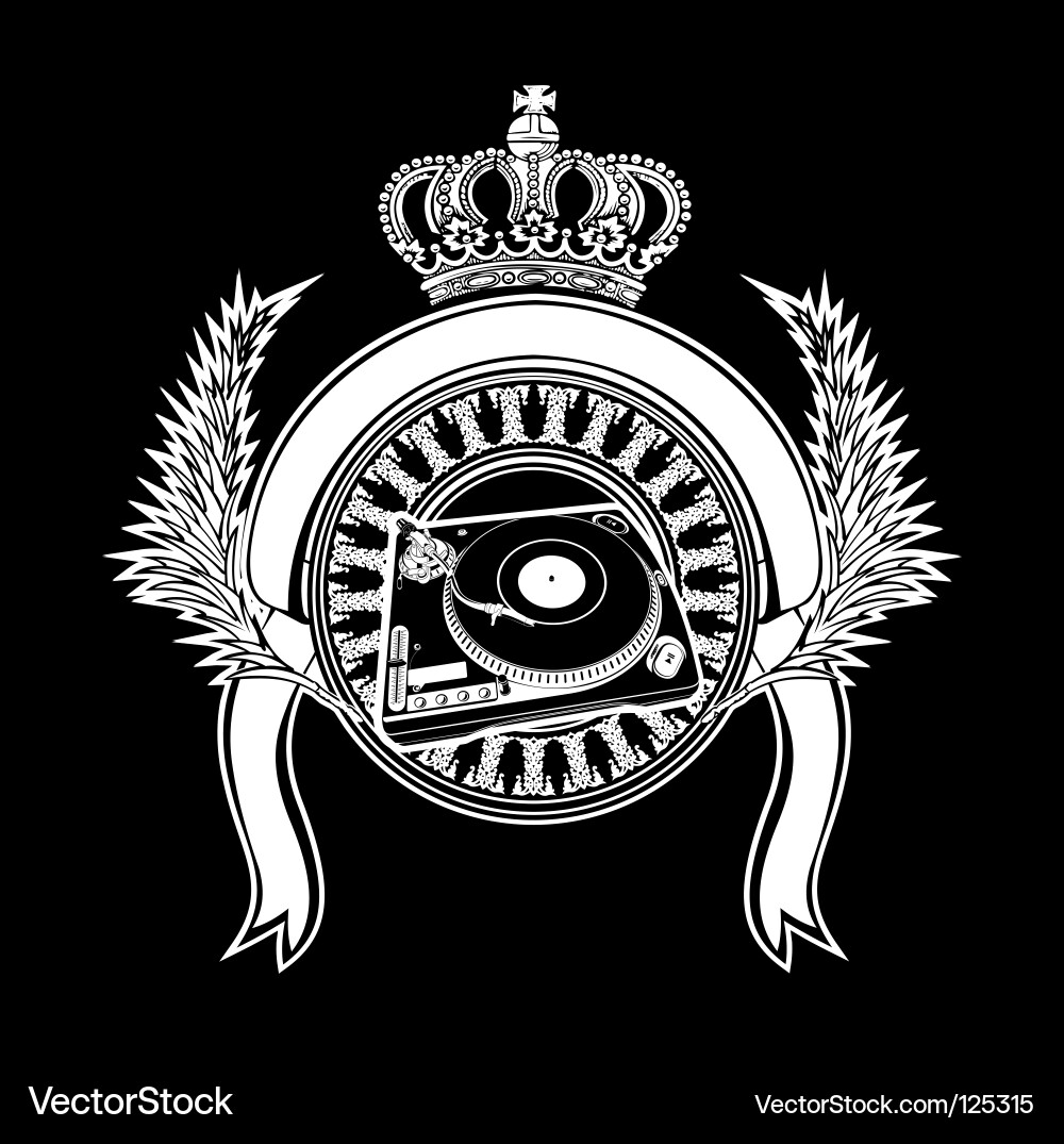 Turntable Royalty Free Vector Image - VectorStock